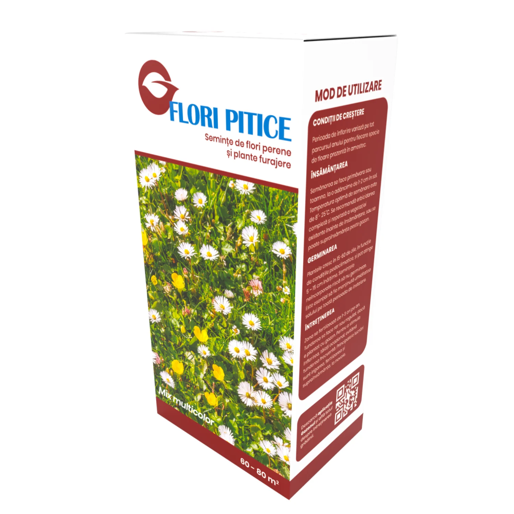 Seminte Flori Pitice, amestec decorativ cu flori anuale, perne si ...