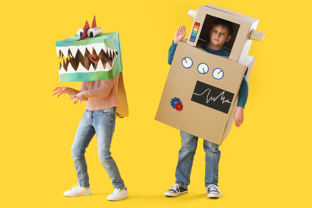 Idei costume din materiale reciclabile pentru copii – Universul ...