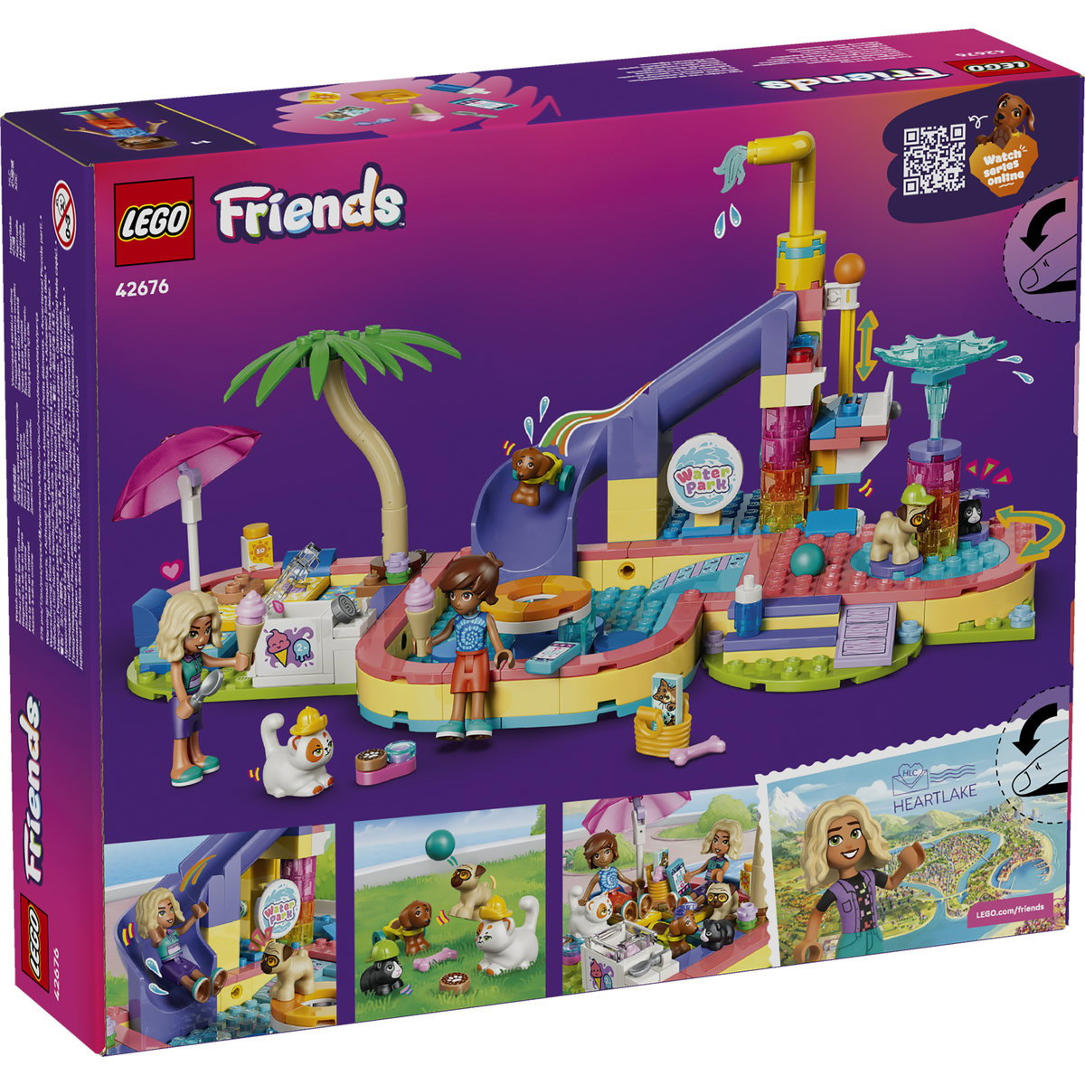 LEGO Friends O zi distractiva in parcul acvatic (42676)
