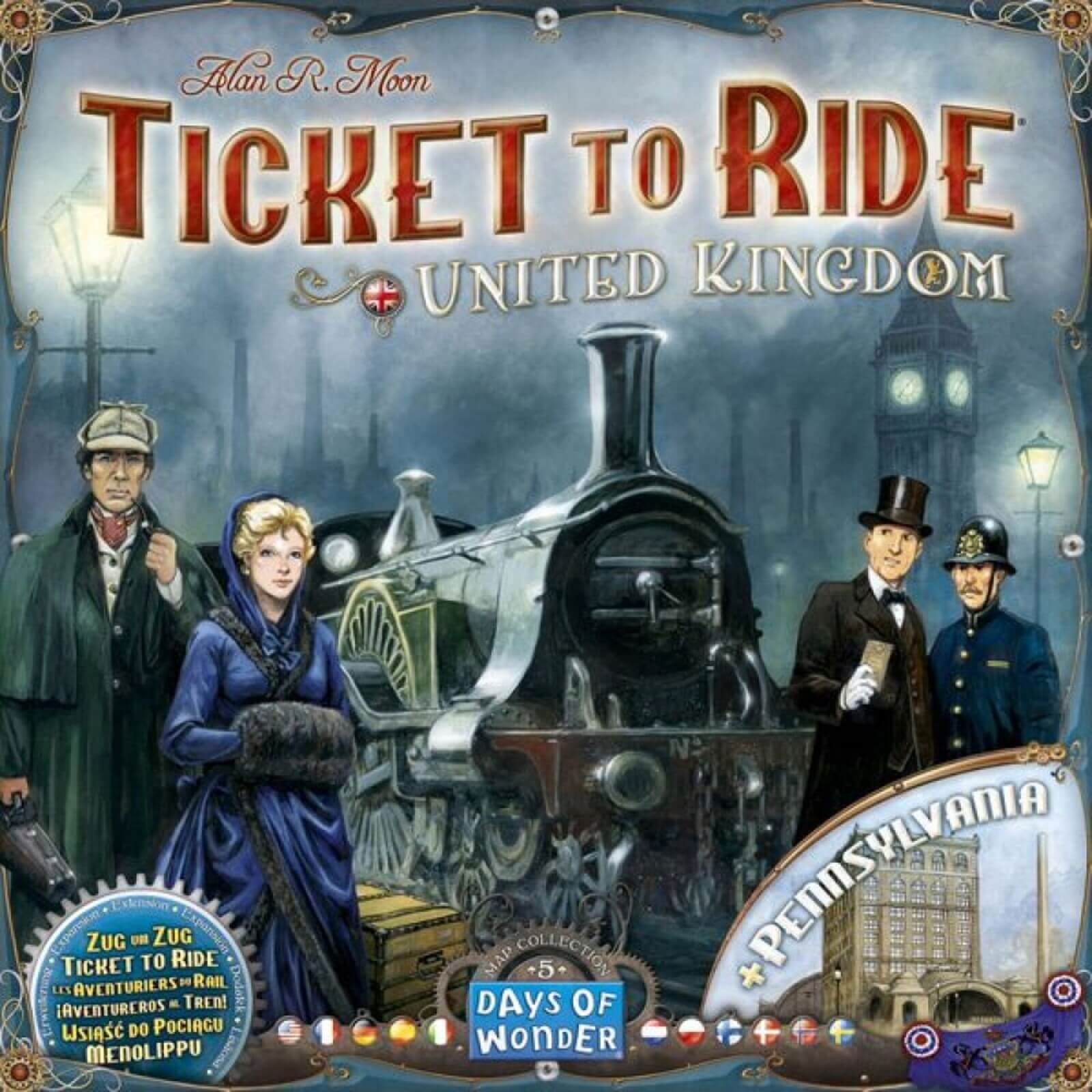 Ticket to Ride Map Collection 5 UK & Pennsylvania | Extensie Joc de ...