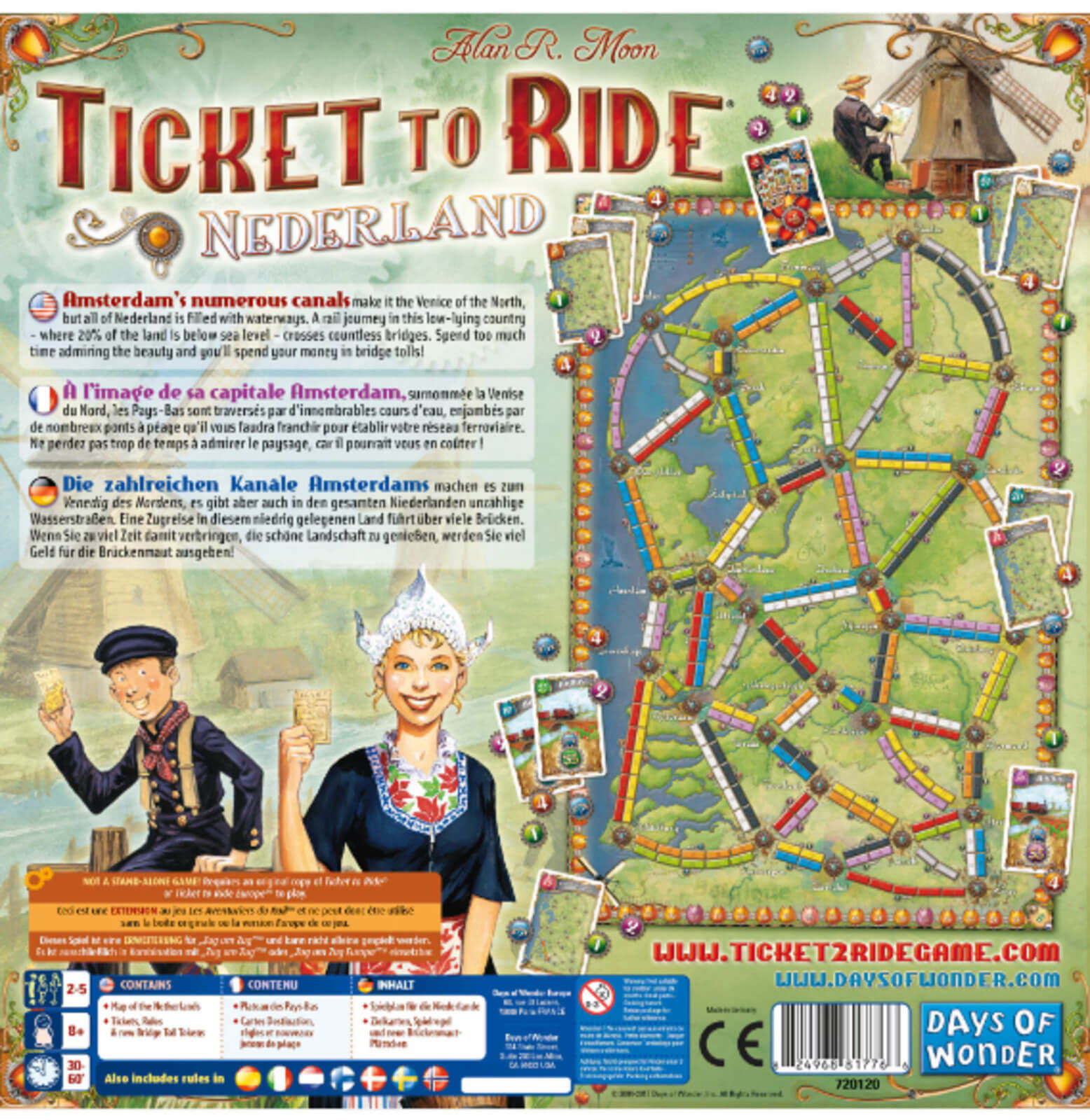 Ticket to Ride Map Collection 4 Nederland | Extensie Joc de Societate