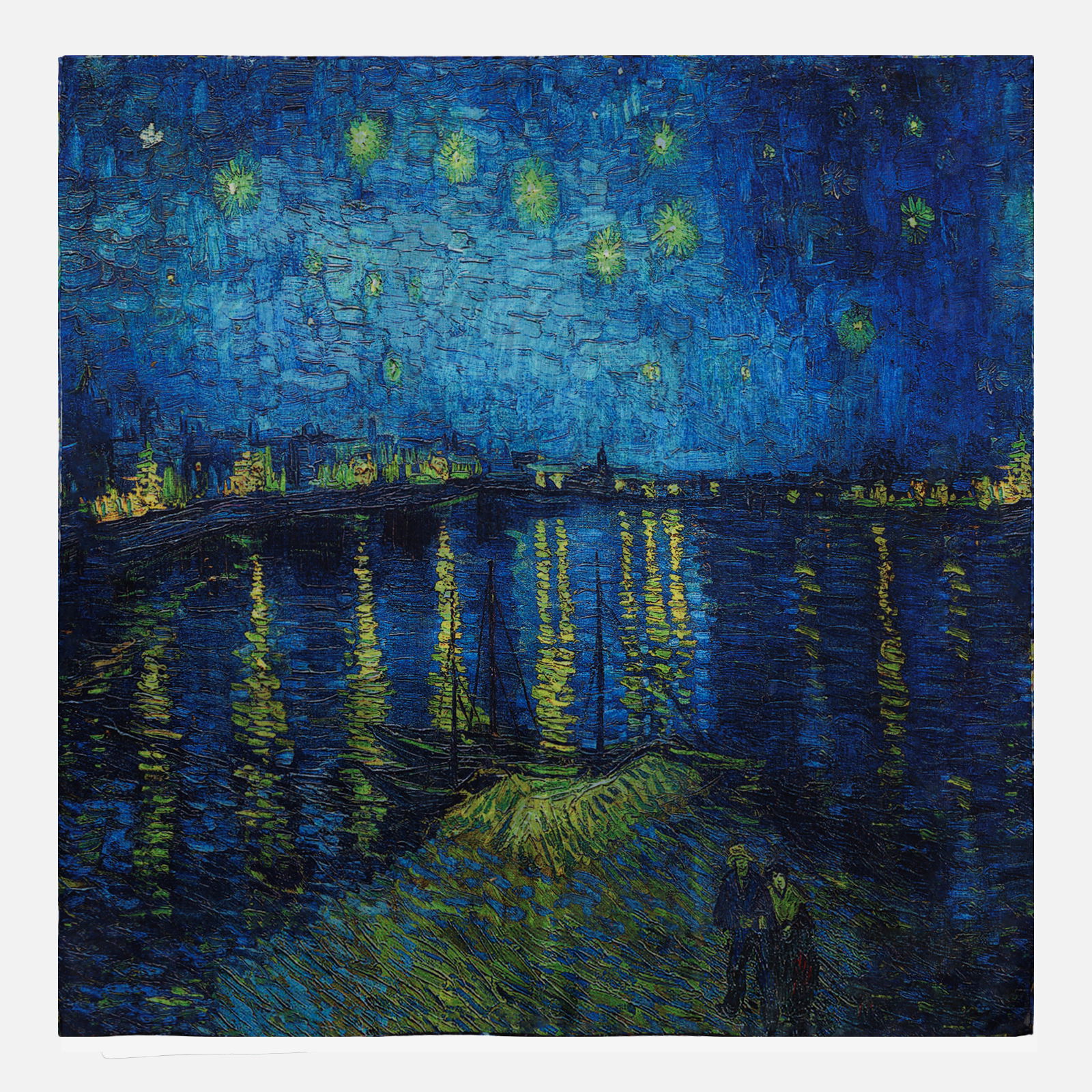 Colectie noua | Esarfa premium din matase cu dubla fata, imprimeu cu o ...