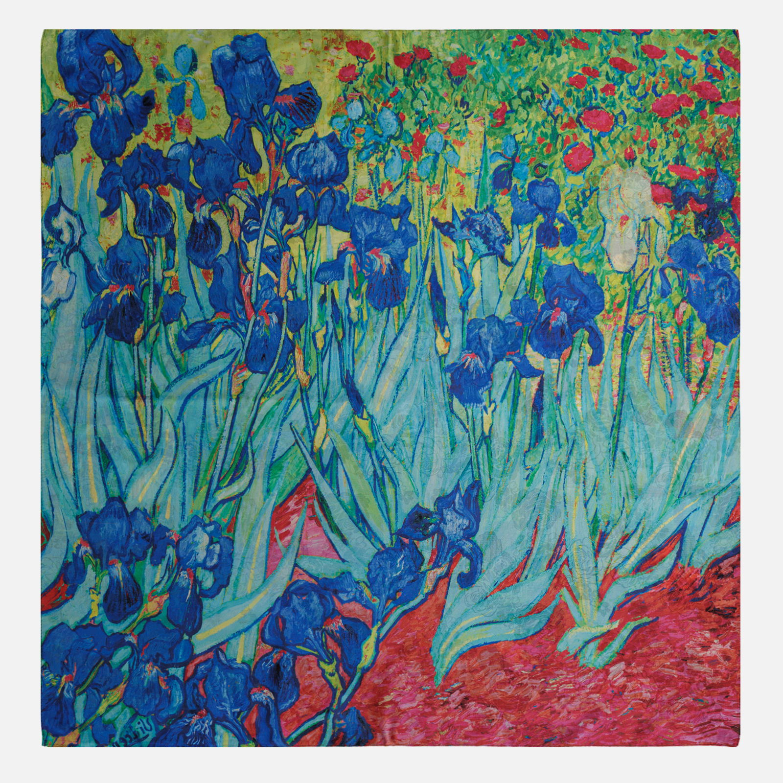 Colectie noua | Esarfa premium din matase cu dubla fata, imprimeu cu ...