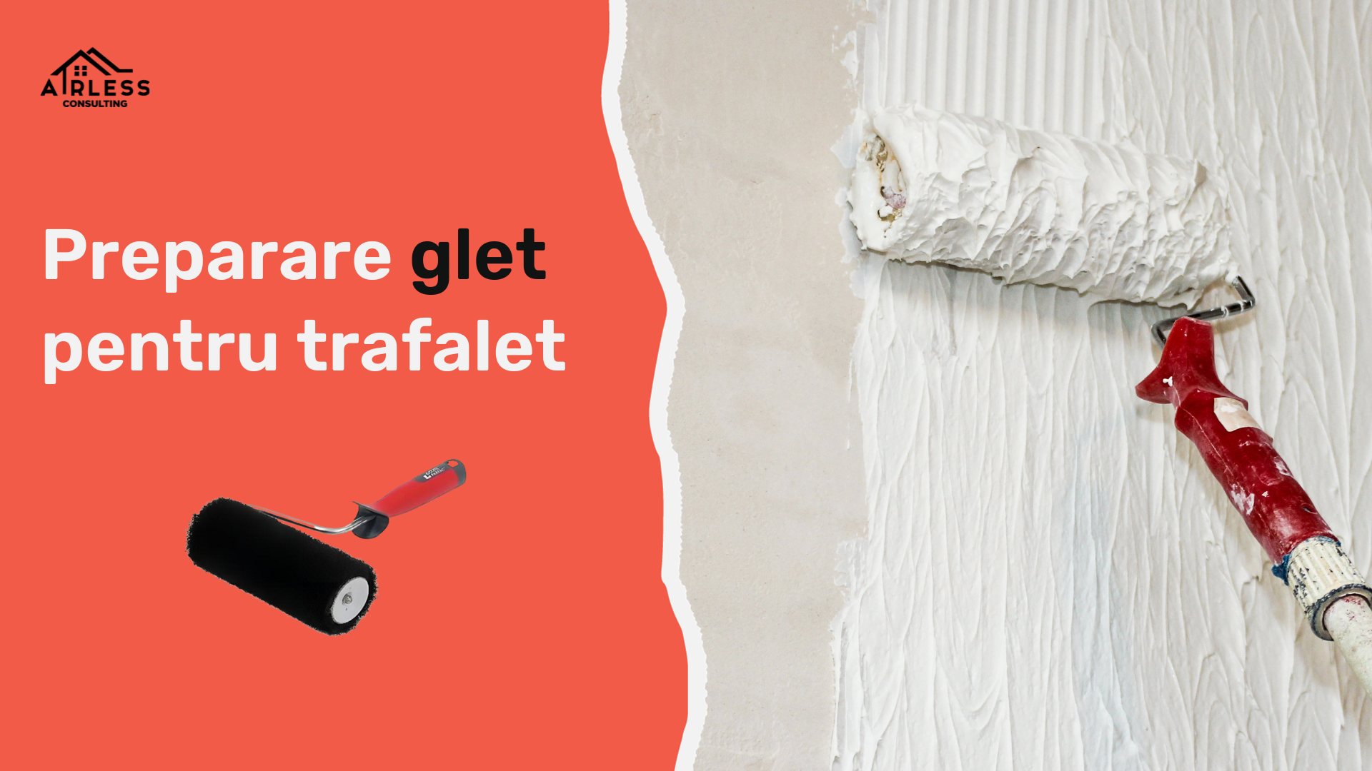 Preparare glet pentru trafalet